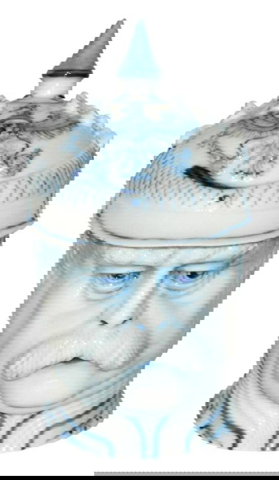 Uncommon Blue Bismark Character Stein W Helmet Auction