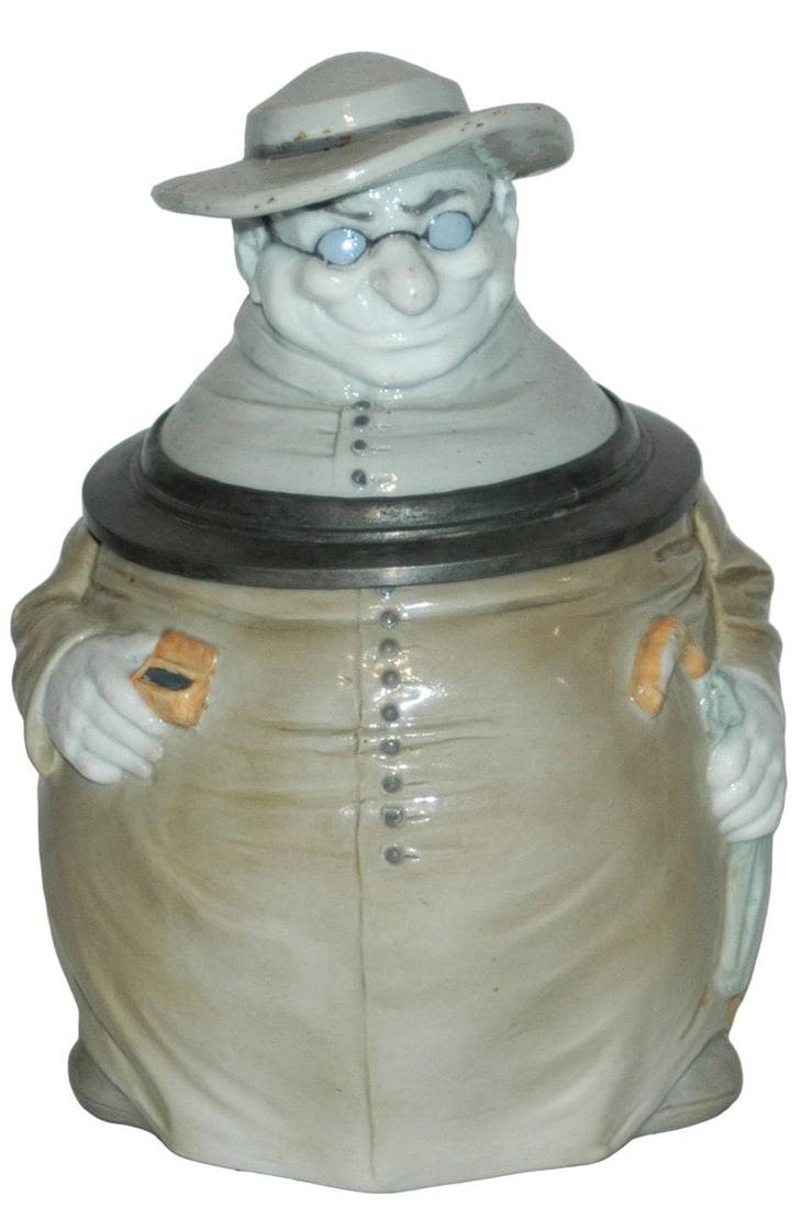 Rare Bohne Monk Character Stein, One Of 4 Known Auction