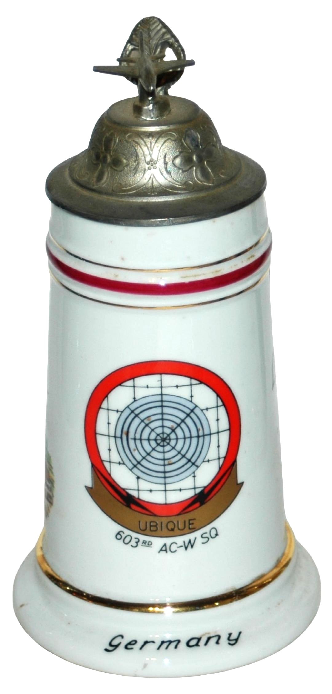 Us Cold War Regimental 603rd Ac-w Sq Stein Auction