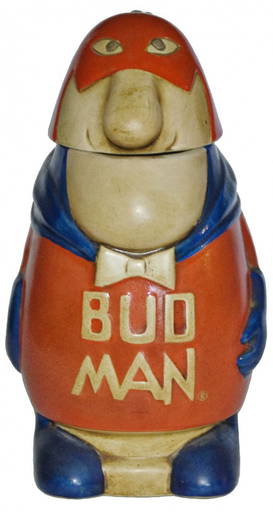 First Series Budman Stoneware Character Stein