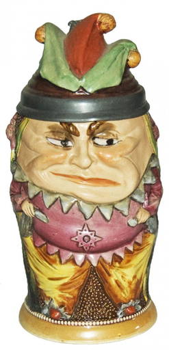 Angry Jester Diesinger Character Stein