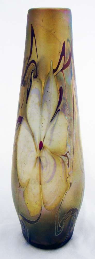 202: 1981 Vandermark Studios Glass Vase