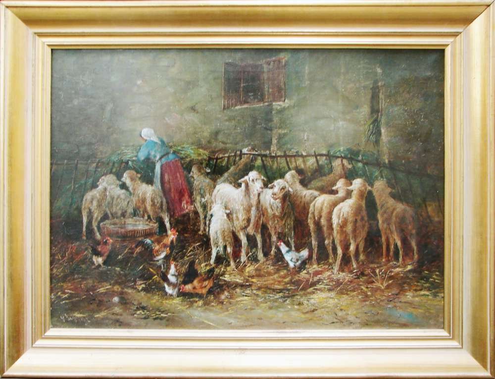 Julius Segal Oil Canvas Painting