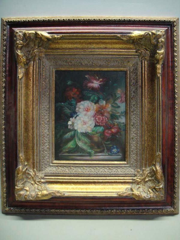 Framed Original oil painting by C. Franco