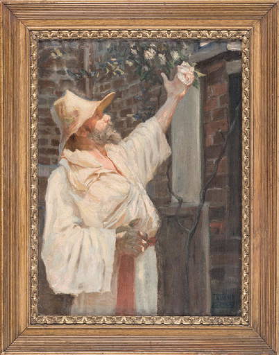 Styka, Ritratto Del Padre Pittore Jan Styka A Cap