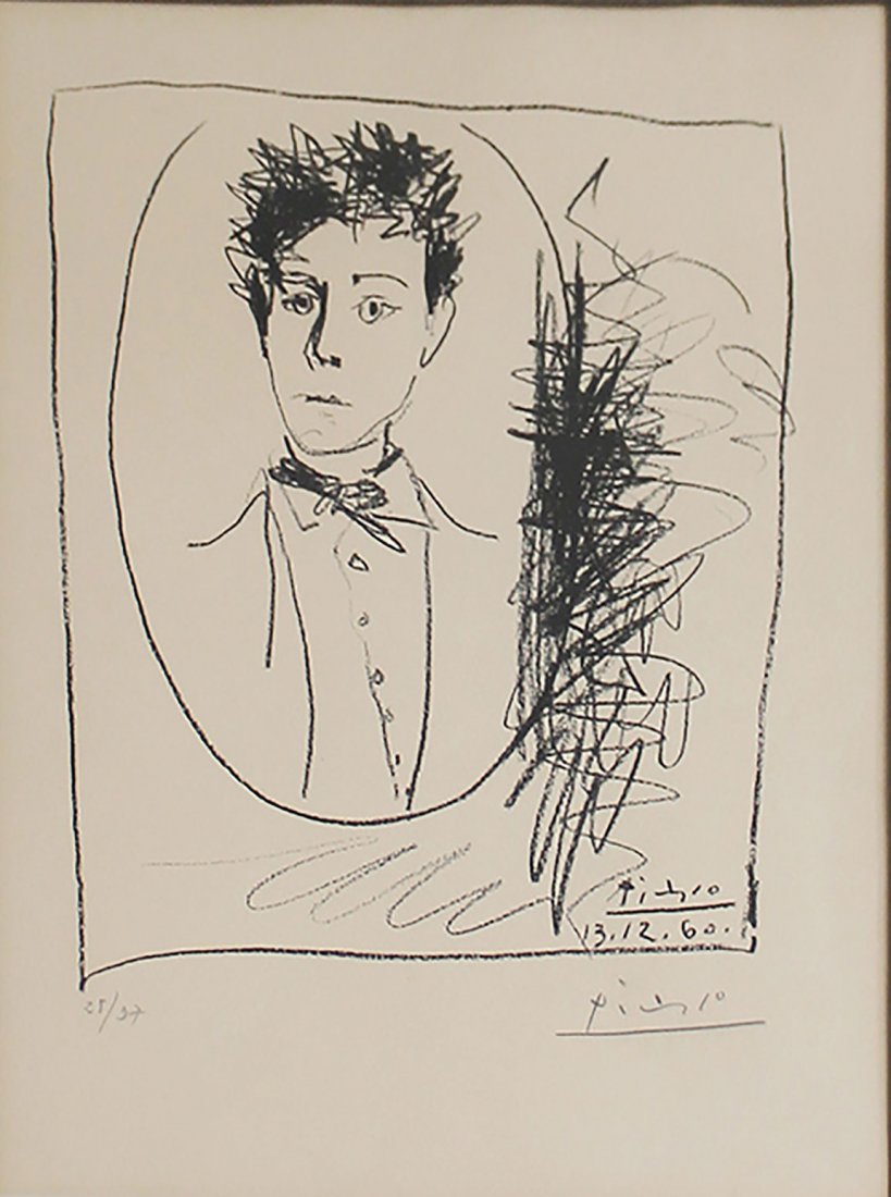 PABLO PICASSO, Portrait of Rimbaud, 1960 - Mar 03, 2019 | Santa Monica ...