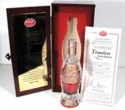 Coca Cola Commemorative Crystal Limited Edition 2000