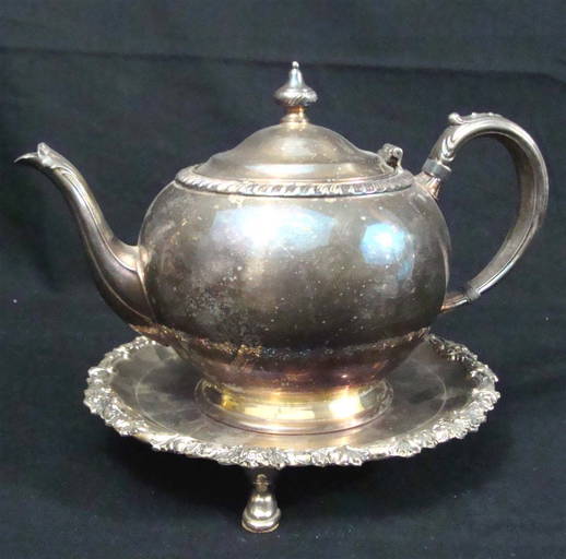 Silver Tea Pot & Tray Fiesta Oneida (MAJOR AB ADVERSIS) - Apr 22, 2012 ...