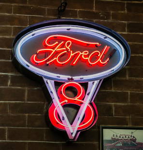 Ford Tractors Neon Sign