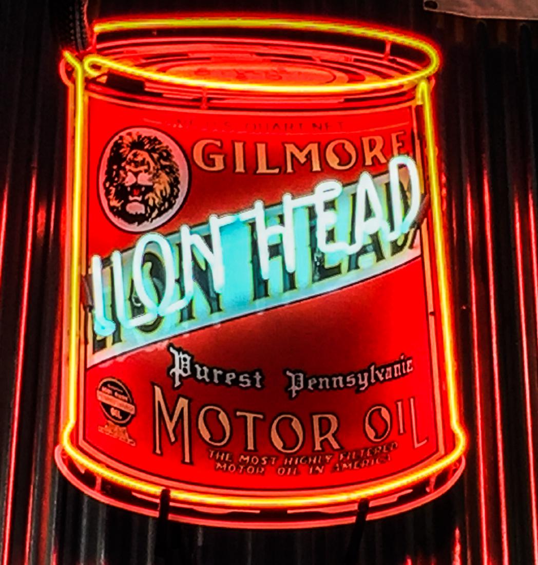 Gilmore Lion Head Neon Sign