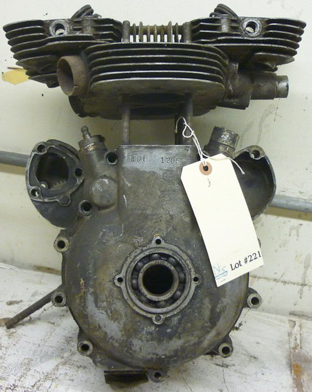221: 1949 Indian Scout Motorcycle Engine