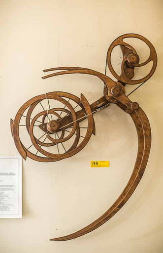 Jester, Kinetic Wood Sculpture By David Roy