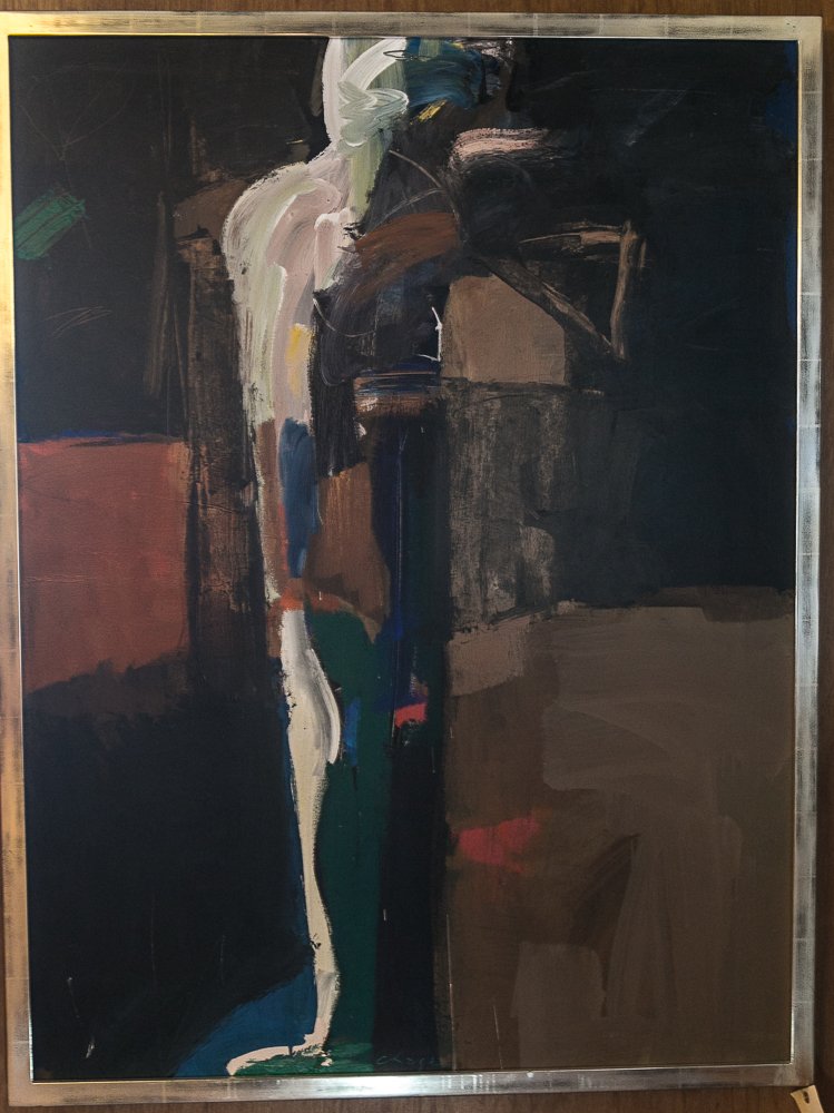 Doris (Totten) Chase Abstract Oil Painting