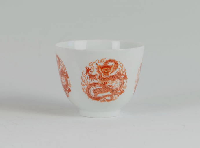 Chinese Red Dragon Cup