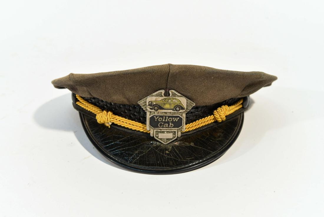 Vintage Yellow Cab Driver Hat