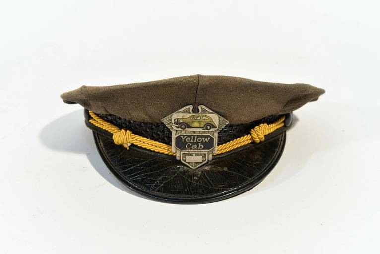 Vintage Yellow Cab Driver Hat