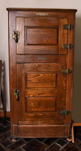 Mckee Refrigerator Co. Oak Icebox