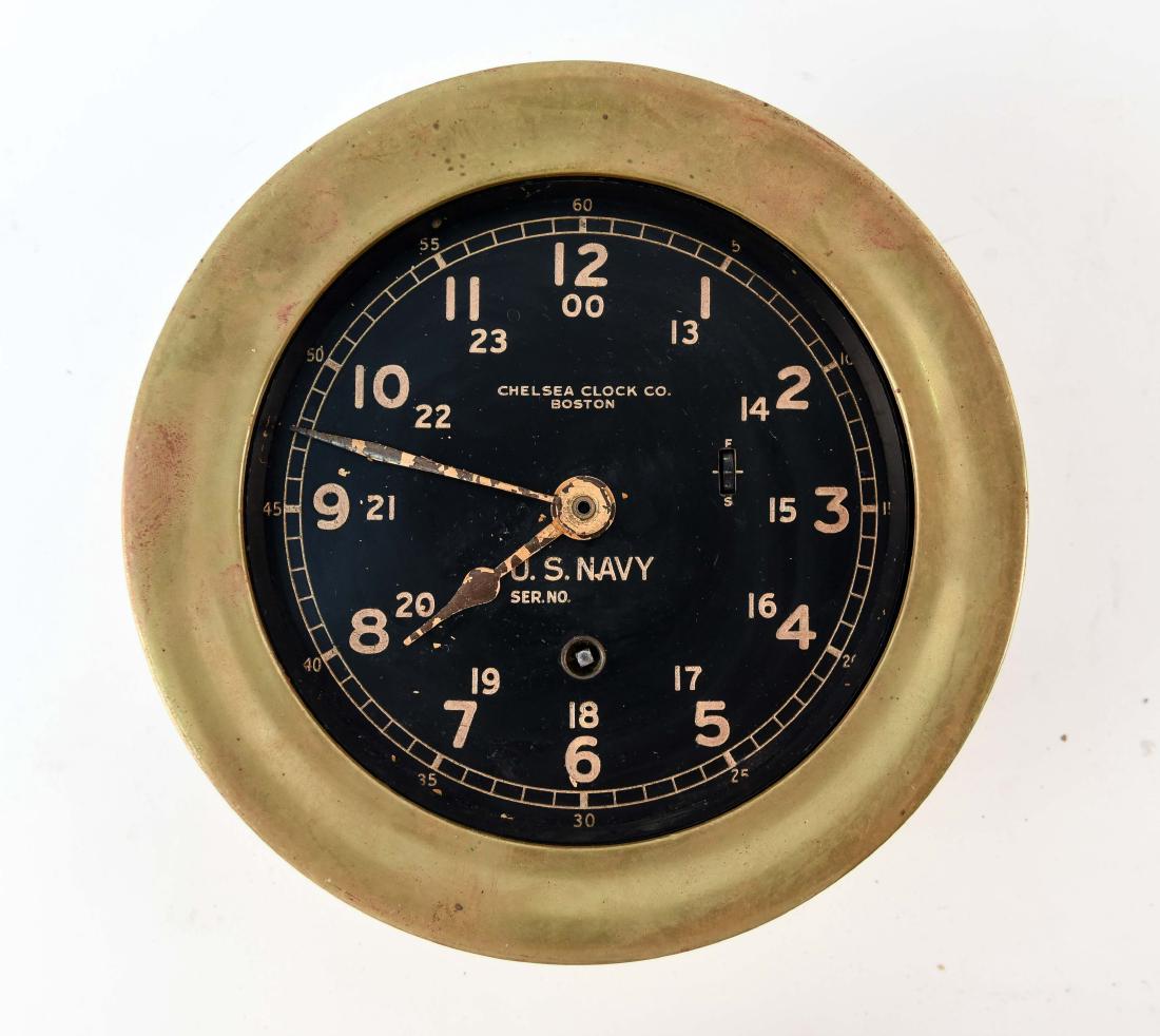 Chelsea Wwii Us Navy Ships Deck Clock