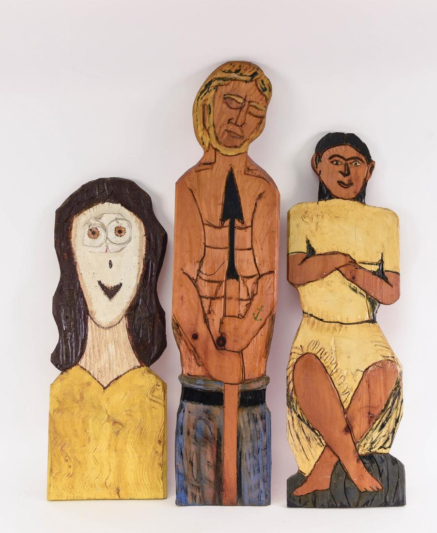 WILLIAM MCHUGH FOLK ART WOODEN SCULPTURES - Jun 24, 2017 | Westport ...