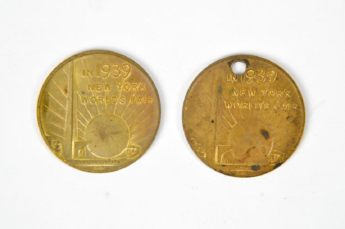 1939 New York Worlds Fair Tokens