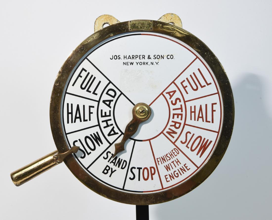 STEAM SHIP TELEGRAPH MACHINE
