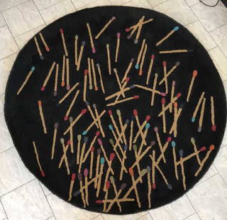 Sphinx Rug From The Andy Warhol Collection.