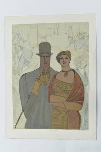 David Schneuer (1905 1988) "the Couple" Ltd. Ed.