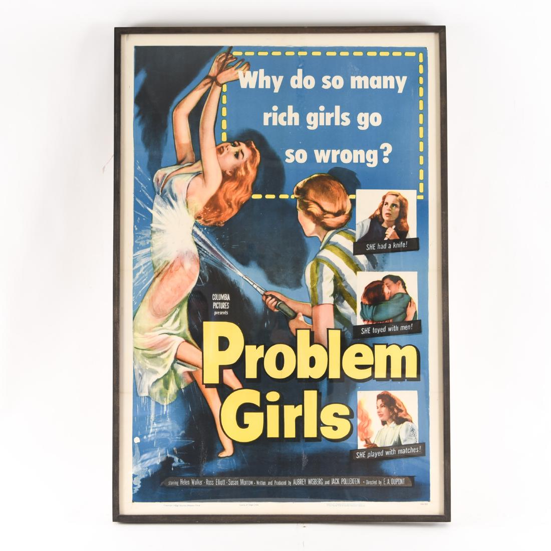 1953 PROBLEM GIRLS MOVIE POSTER - Jan 20, 2019 | Westport Auction in CT