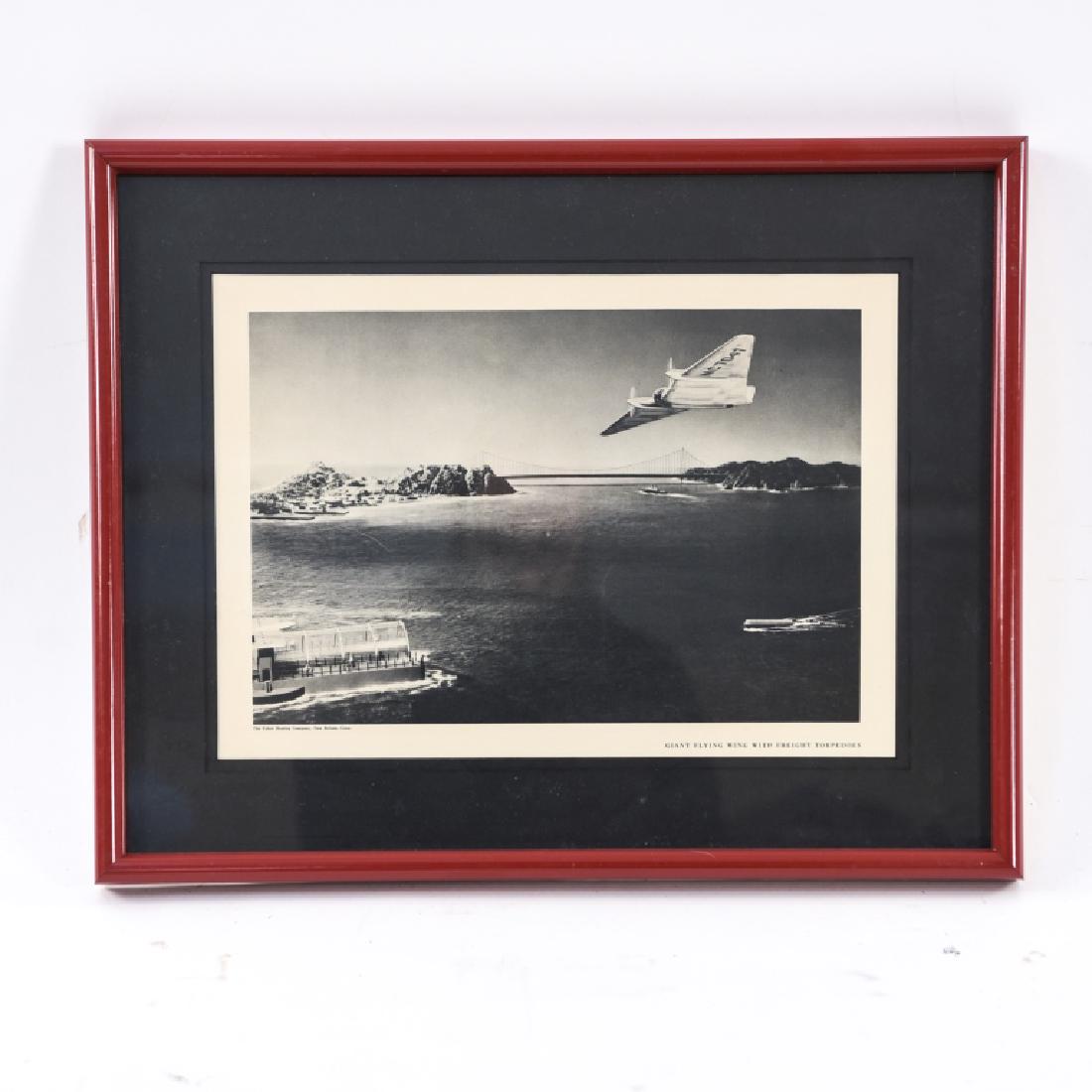 1950S FLYING WING PHOTO PRINT