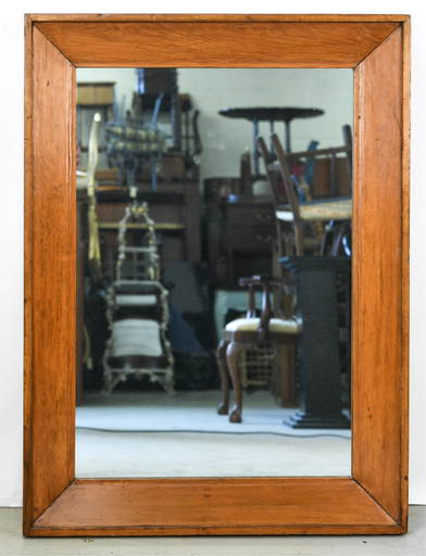 Large Pine Frame Mirror