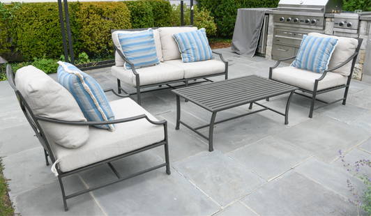 Group Of Restoration Hardware Outdoor Furniture