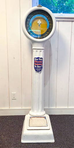 Antique Peerless Weighing Machine Penny Scale