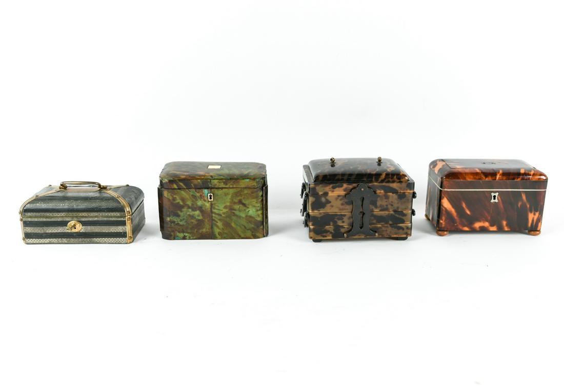 (4) GROUPING 19TH/20TH C. ANTIQUE BOXES - Oct 27, 2020 | Westport ...