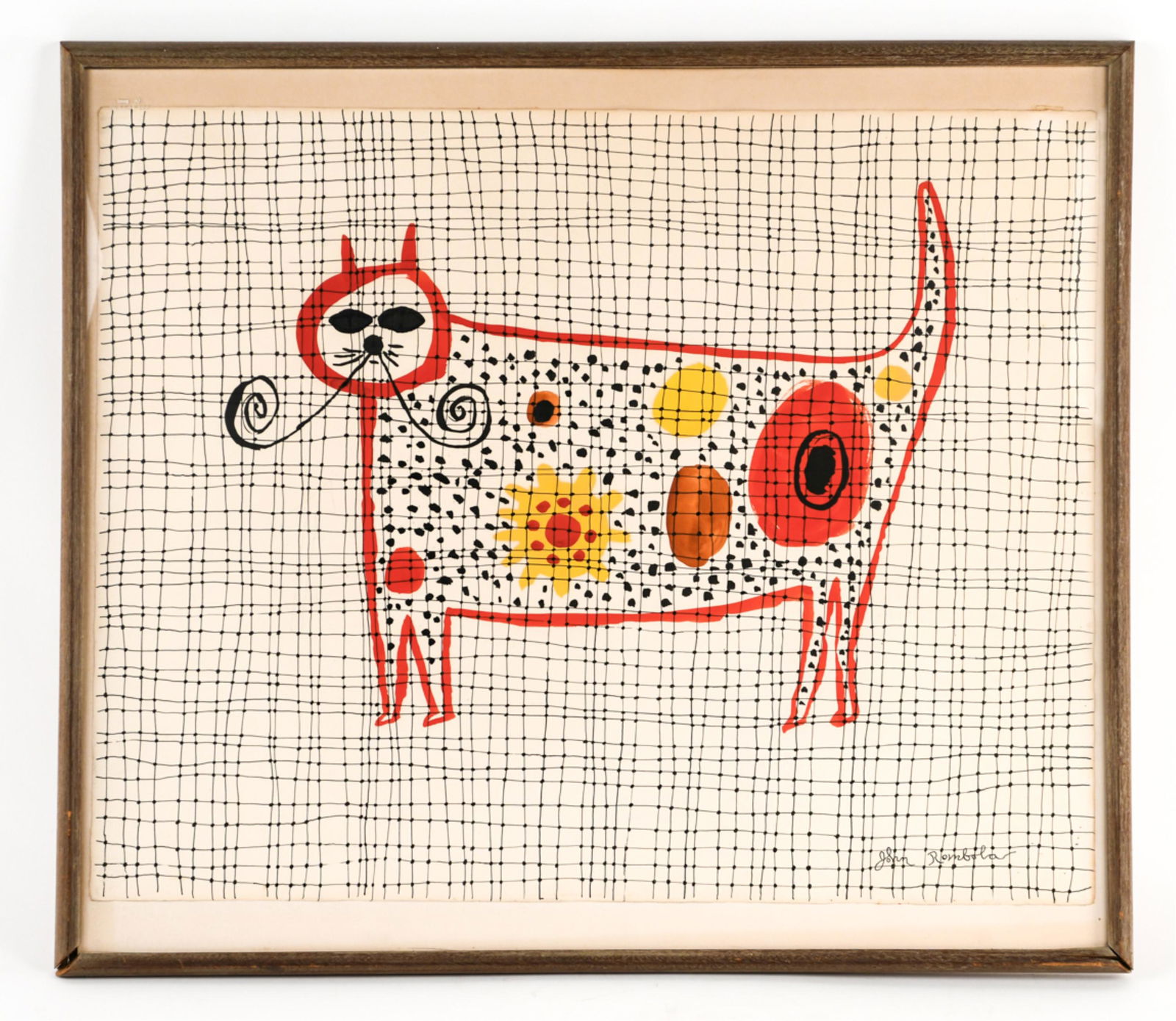 JOHN ROMBOLA, NEW YORK (20TH C.) MODERNIST CAT - Nov 12, 2020 ...