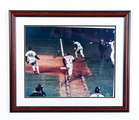 Bill Buckner/mookie Wilson Autographed Photograph