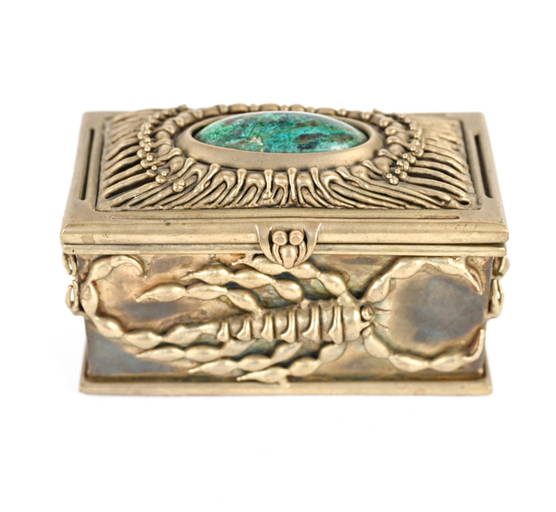 Brutalist Brass Scorpion Box