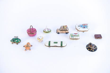 Porcelain And Trinket Boxes