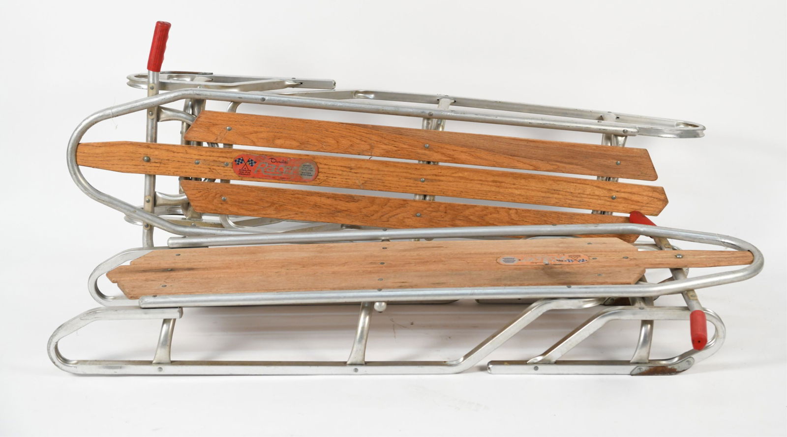 (2) Durolite Racer Aluminum Snow Sleds