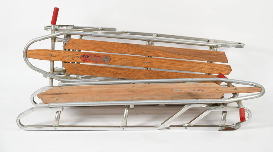 (2) Durolite Racer Aluminum Snow Sleds