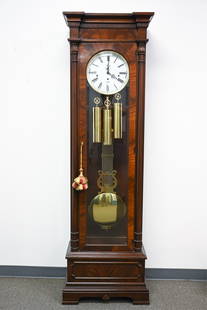 Sligh Grandfather Clock Mahogany