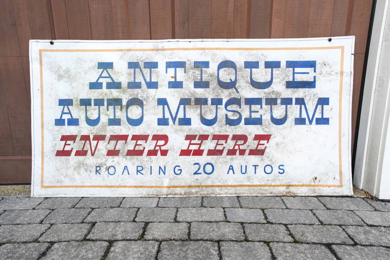 ANTIQUE AUTO MUSEUM METAL ADVERTISING SIGN - Nov 03, 2021 | Westport ...