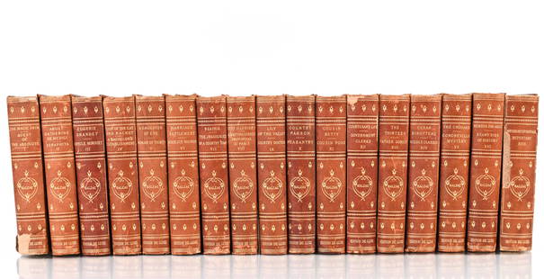 53 Volume Set Of The Works Of Honore De Balzac