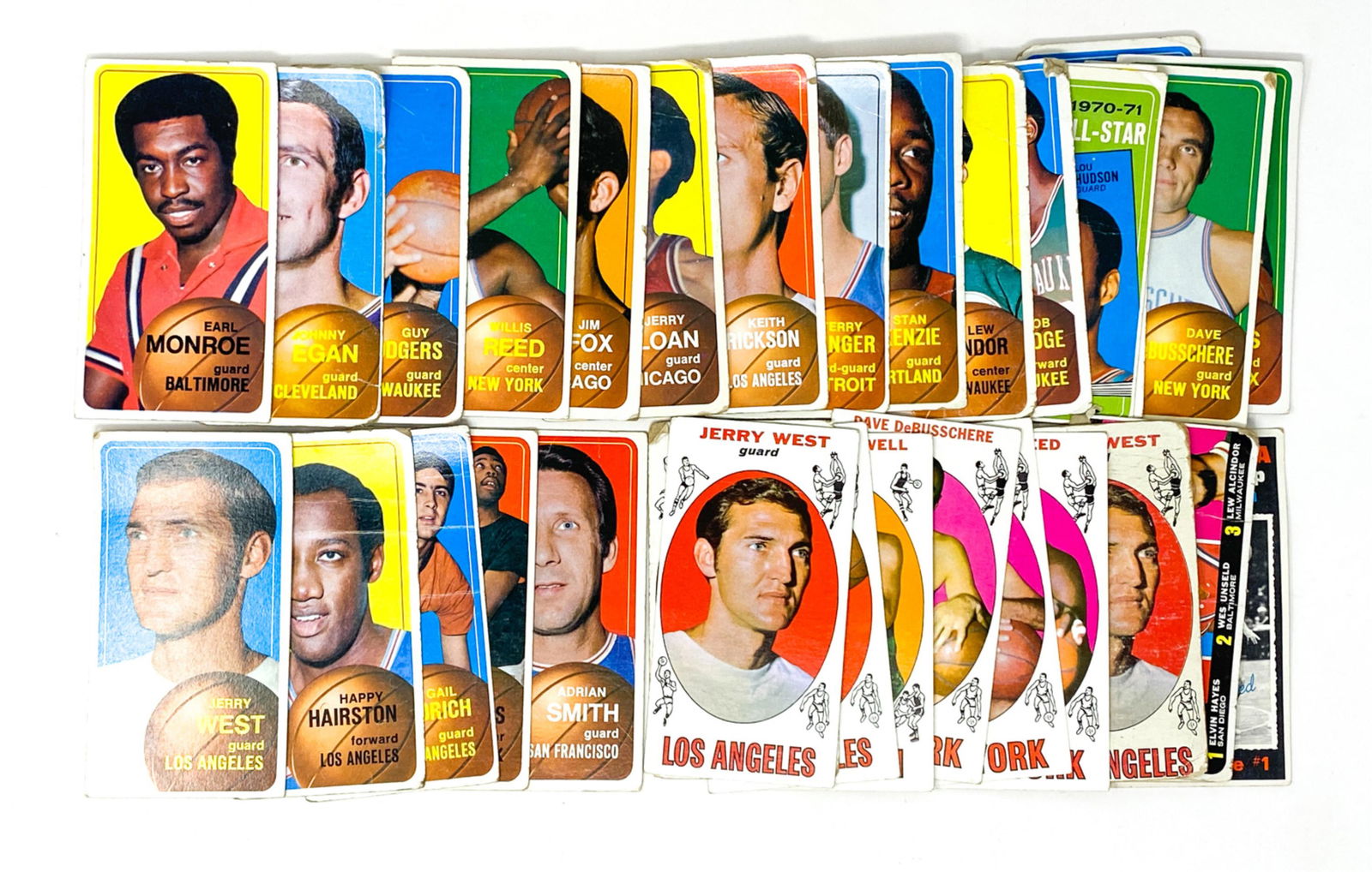 Collection Of 1969 70 Topps Basketball Cards