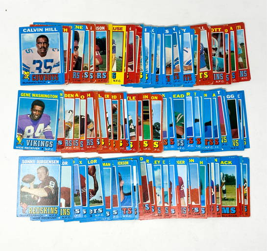 Collection Of 1971 Topps Football Cards