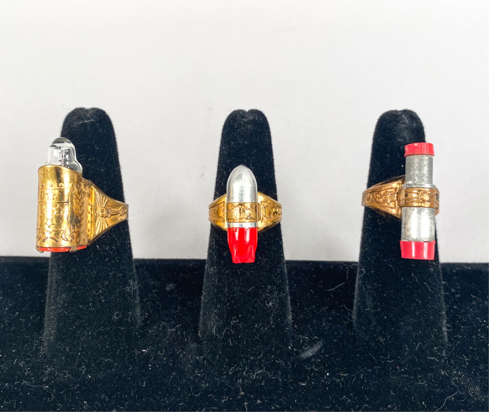 (3) Lone Ranger Souvenier Rings