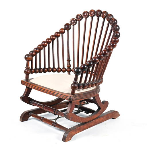 George Hunzinger Lollipop Rocking Chair C. 1880's