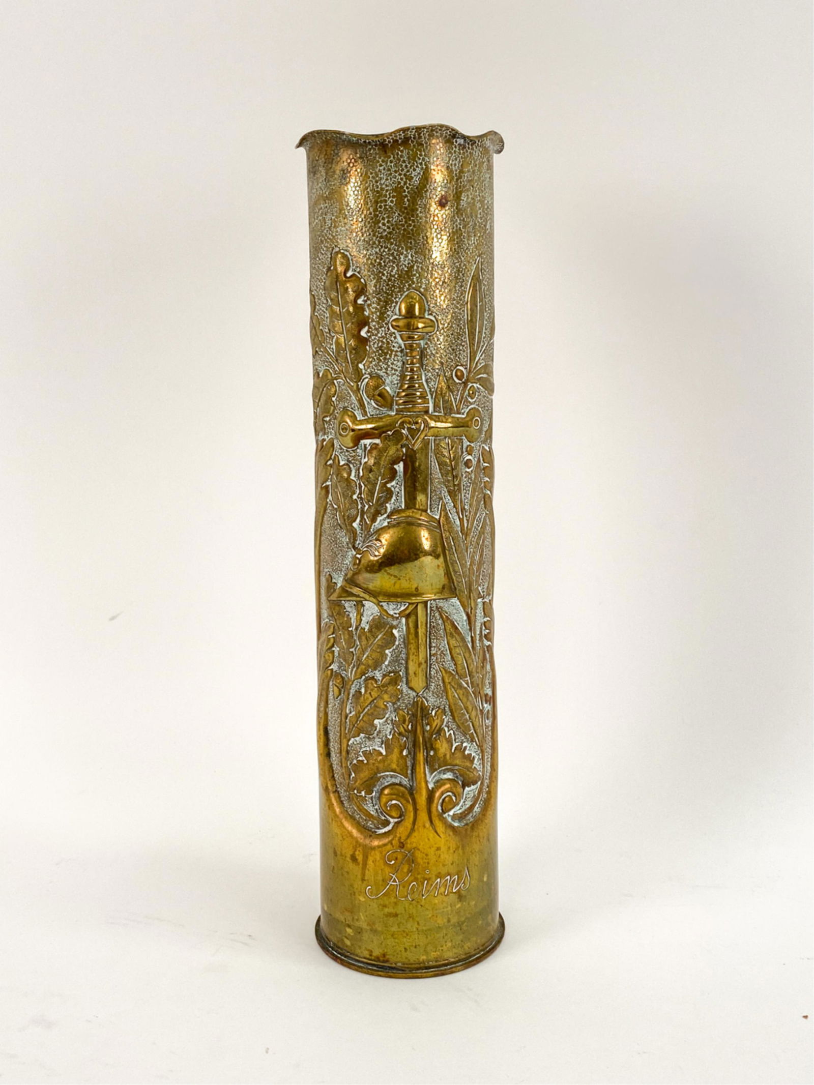 Wwi Trench Art Shell Casing