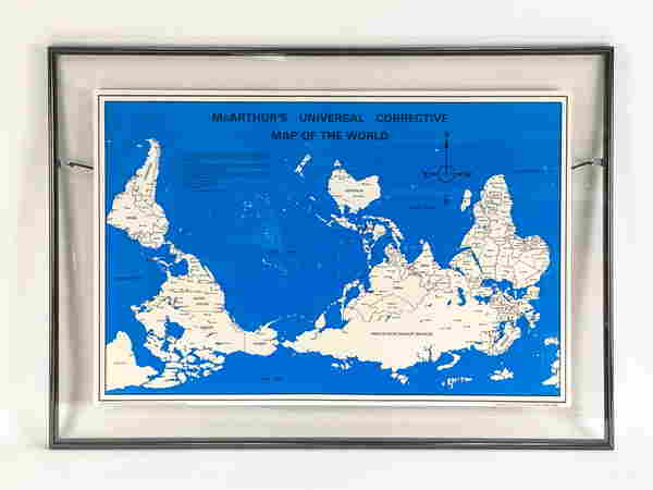 MCARTHUR'S UNIVERSAL CORRECTIVE MAP OF WORLD (#0411) on May 26, 2022 ...