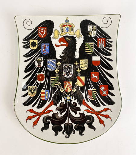Villeroy & Boch Germanic Heraldic Shield Plaque