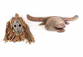 Fine African Tabwa Bull Mask - Apr 28, 2013 | Material Culture in PA